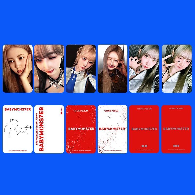 BABYMONSTER BABYMONS7ER Solo PhotoCards Rami Chiquita Pharita Rora Asa Ahyeon Ruka Solo Photo ...