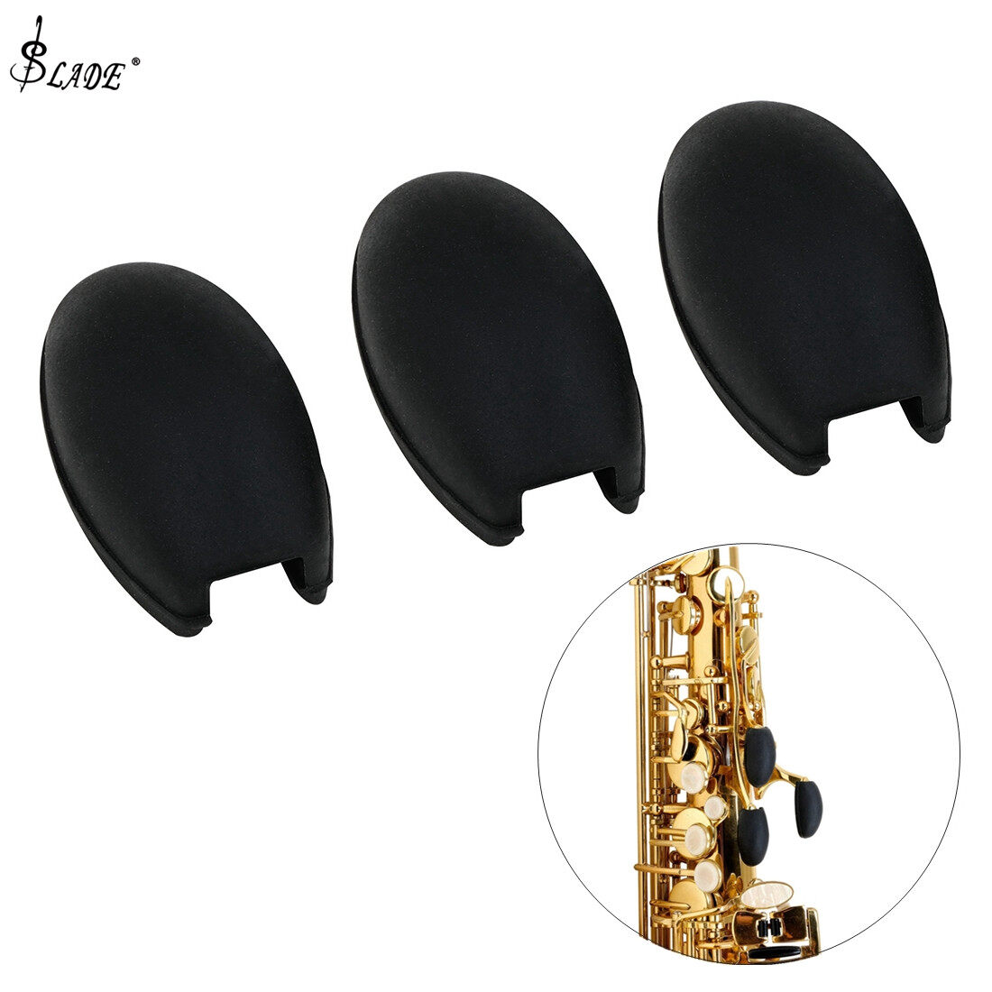 SLADE 3pcslot Saxophone Silicone Thumb Rest Palm Key Pads Cushions ...