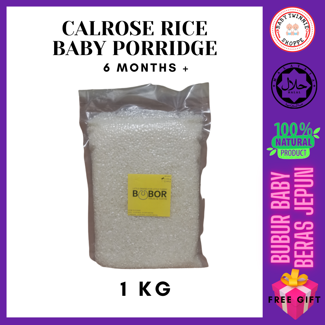 BUBUR BABY BERAS JEPUN BABY PORRIDGE CALROSE RICE BUBUR 6 BULAN DAN ...