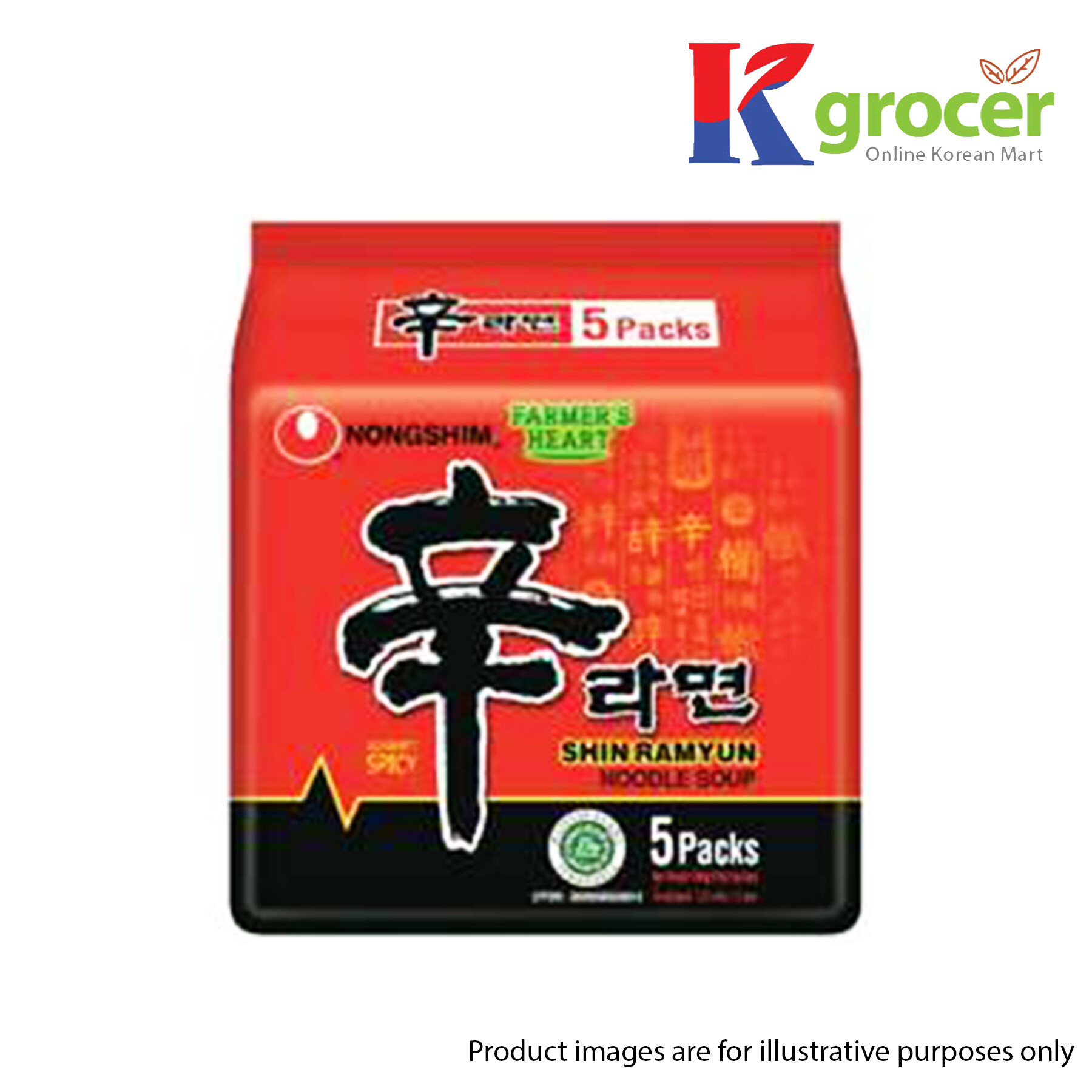 【Ready Stock】Kgrocer Nongshim SHIN Ramyun Spicy Mushroom Flavour ...
