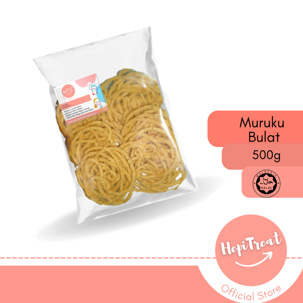 Aneka Kerepek Muruku Bulat Indian Snack 圈圈饼 - 500g / 1kg by Hepi Treat ...
