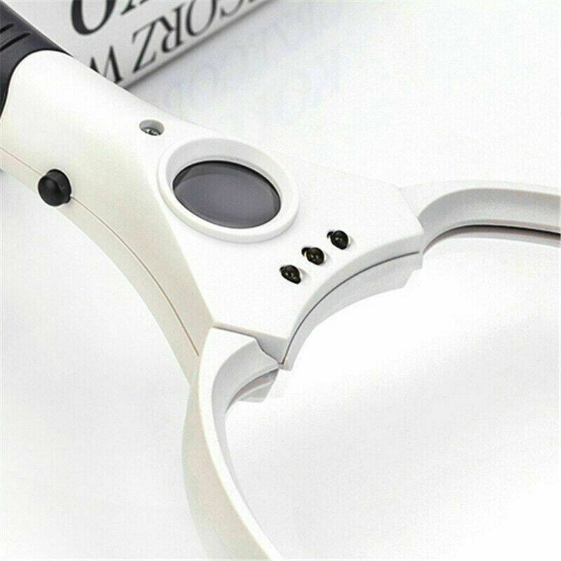 【Flash Sale】25X Extra Large Strong Magnifying Glass 3 Bright LED Zoom ...