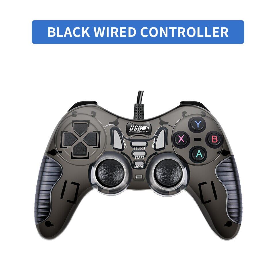 Wired PC Game Controller USB Gaming Gamepad Joystick For Sony PS3/Video ...