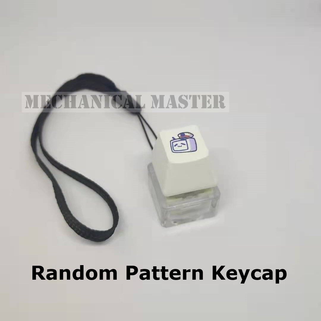 Relaxing Fidget Toys Mechanical Switch Backlight Keychain Keyboard ...