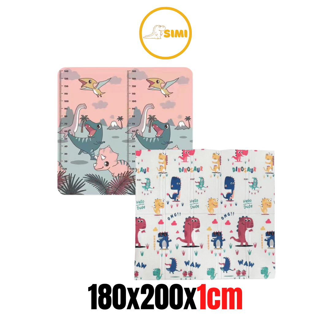 200x180x2cm Foldable XPE Foam Baby Playmat Crawling Large Size Water ...