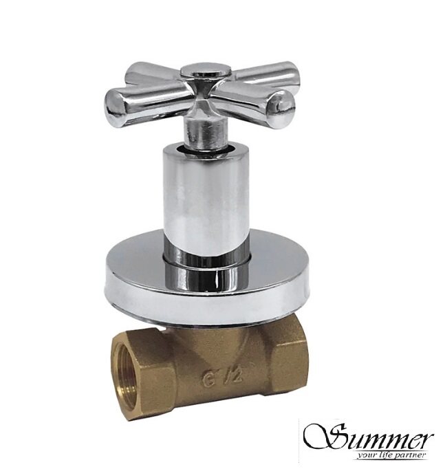 1/2" 3/4" Brass Quarter Turned Shower Stop Valve (Malaysia Local ...
