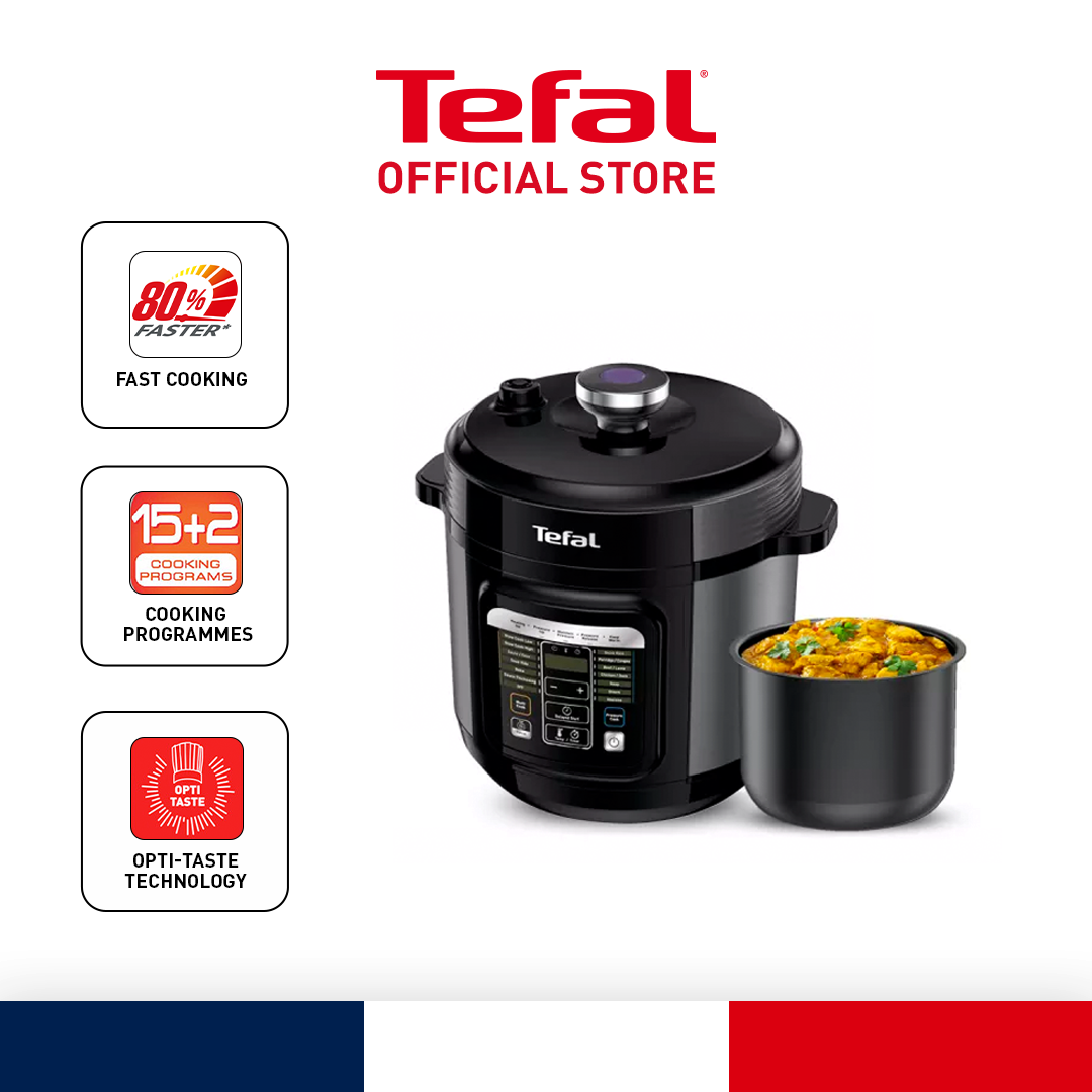 Tefal Home Chef Smart Multicooker 6L (CY601) (pressure cooker) | Lazada