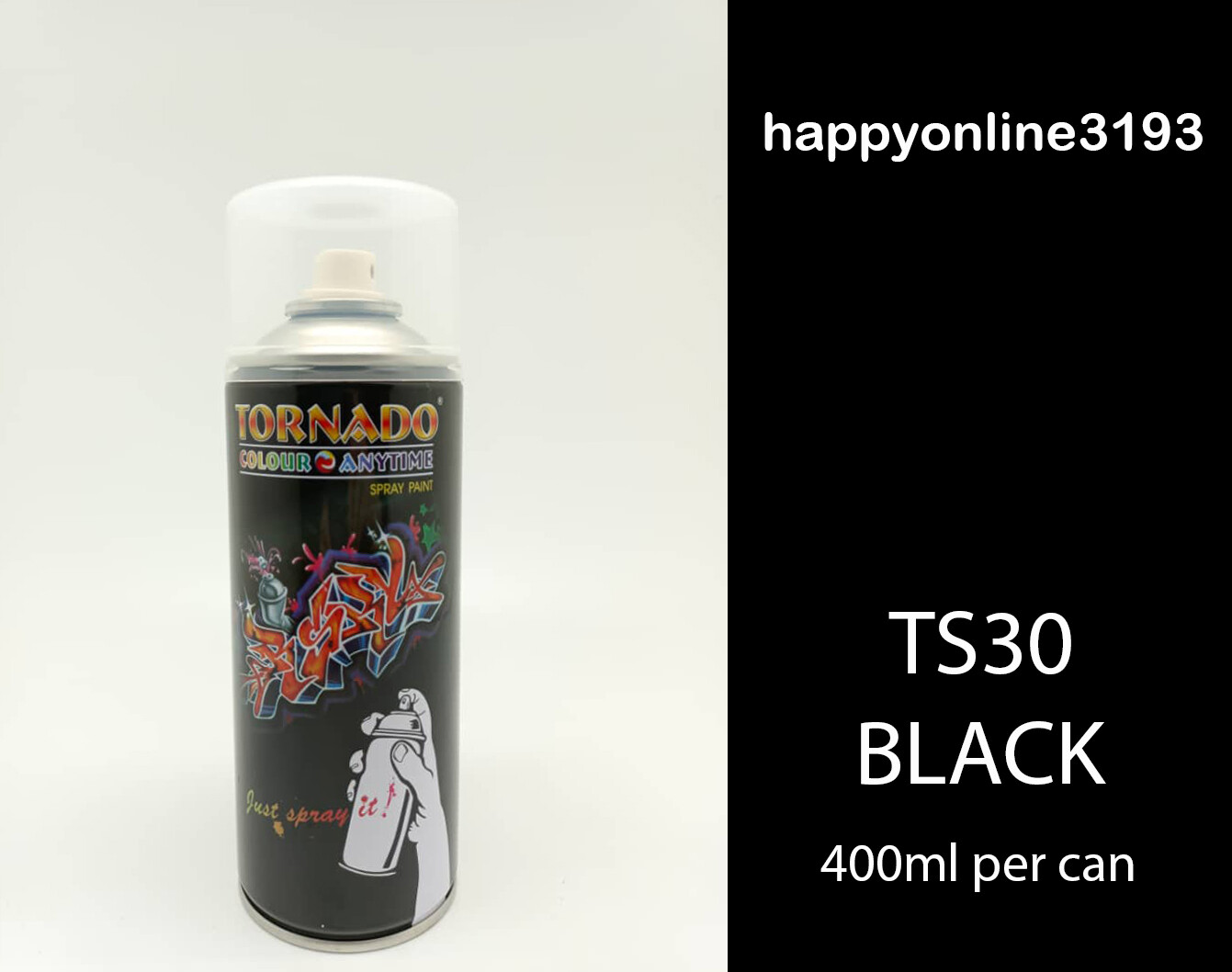 TORNADO STANDARD COLOURS Spray Paint 喷漆 Spray Warna Biasa Warna ...