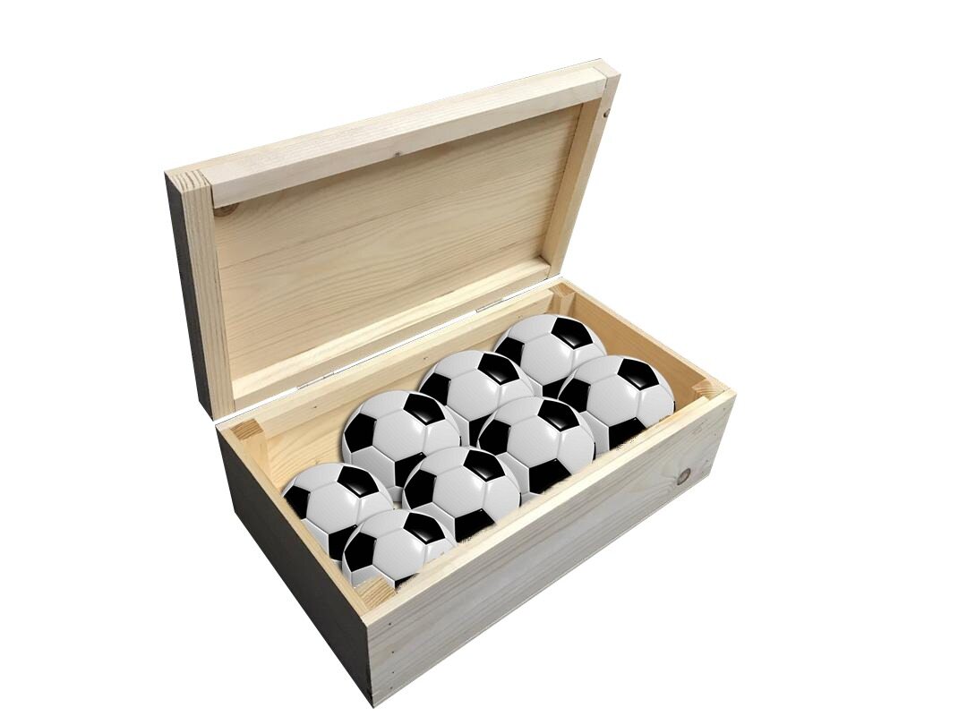 Football Wooden Crate with Cover for Storage & custom size | Lazada