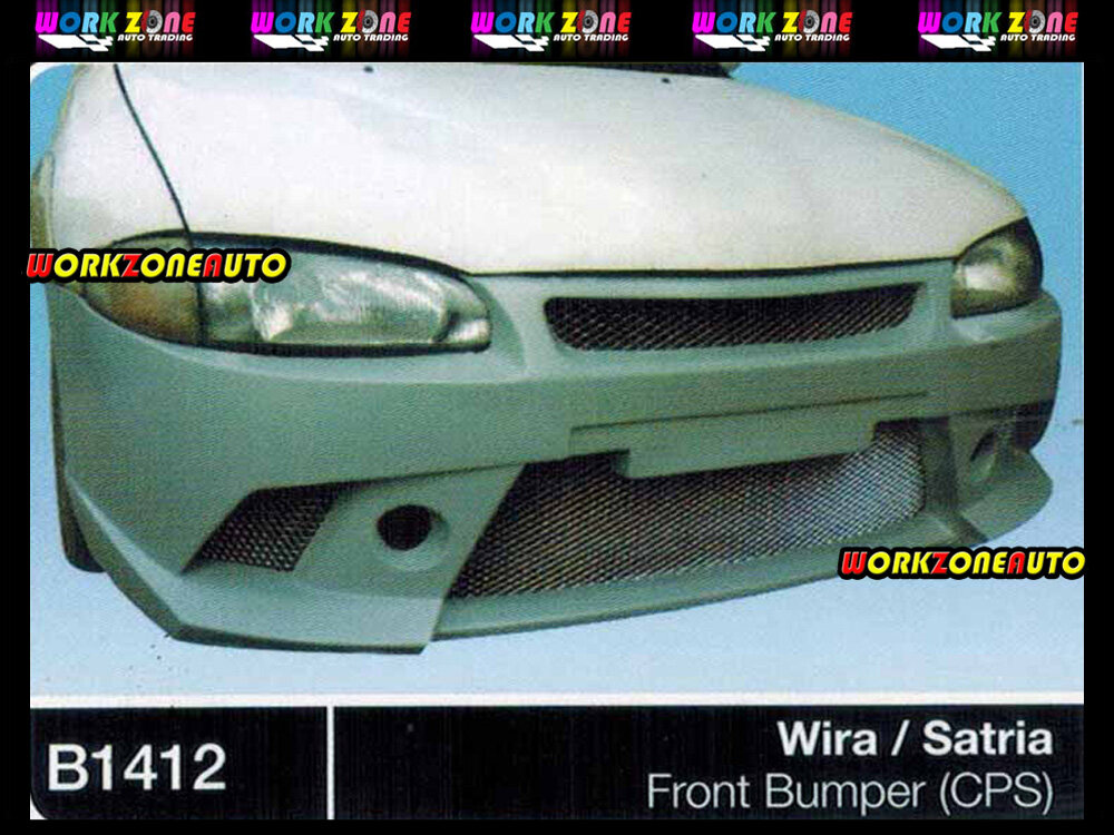 B1412 Proton Wira Fiber Front Bumper (CPS) Body kit Bodykit | Lazada