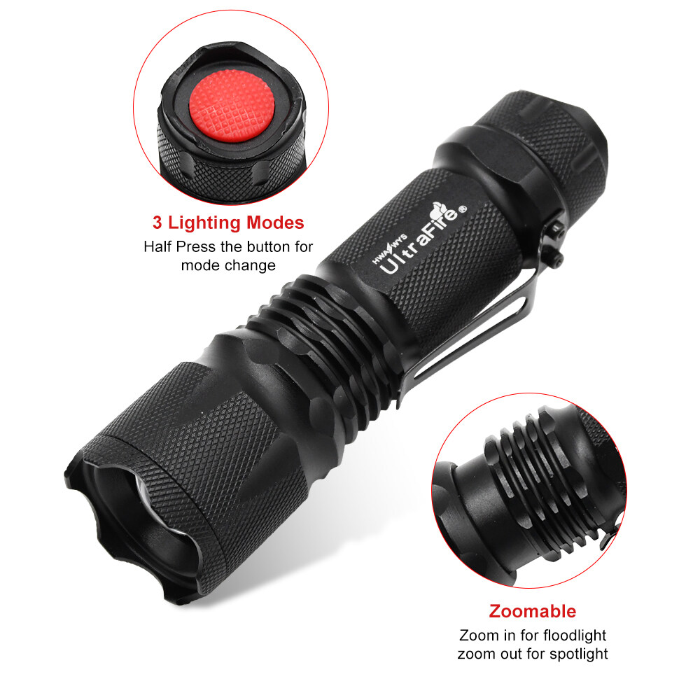 Original UltraFire Powerful 90000LM X 800 Tactical Military T6 LED ...