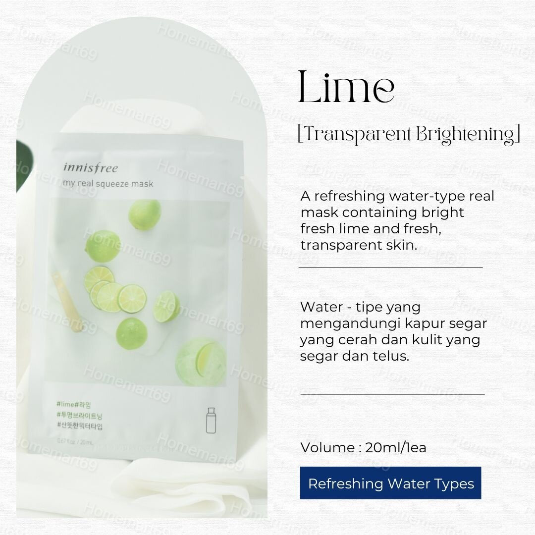 Innisfree Facial Mask Natural Skin Care Beauty Korean Face Mask Sheet ...