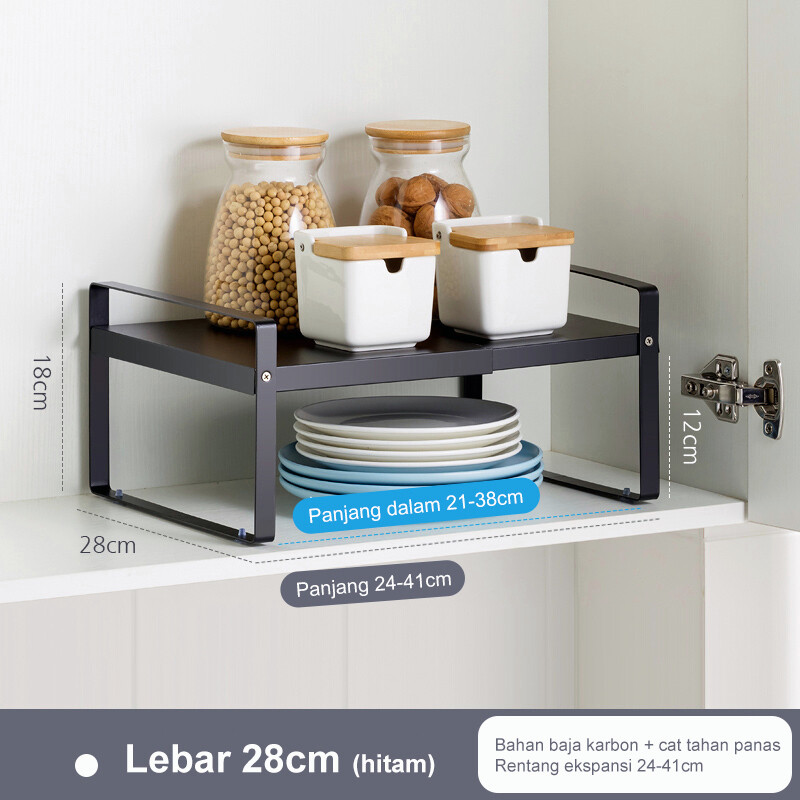 Scalable Kitchen Rack Simple Modern Design Stackable Plate Rack Kitchen ...