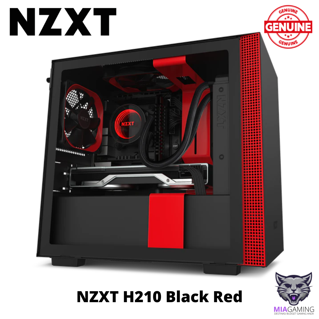 NZXT H210 / H210i MATTE [ BLACK/ WHITE/ RED BLACK] Premium Mini-ITX PC ...
