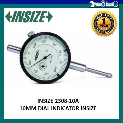 Business & Industrial 2308-10A Insize DIAL INDICATOR 10mm lug back graduation 0.01mm CNC ...