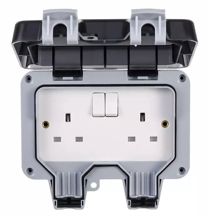 Heavy Duty IP66 MK881S,882S 13A 1Gang 2Gang Weatherproof Waterproof ...