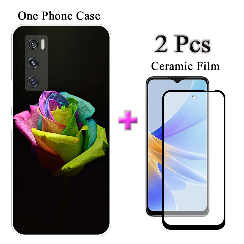 2 IN 1เคส VIVO V20E พร้อมหน้าจอป้องกันเซรามิกสองชิ้น | Lazada.co.th