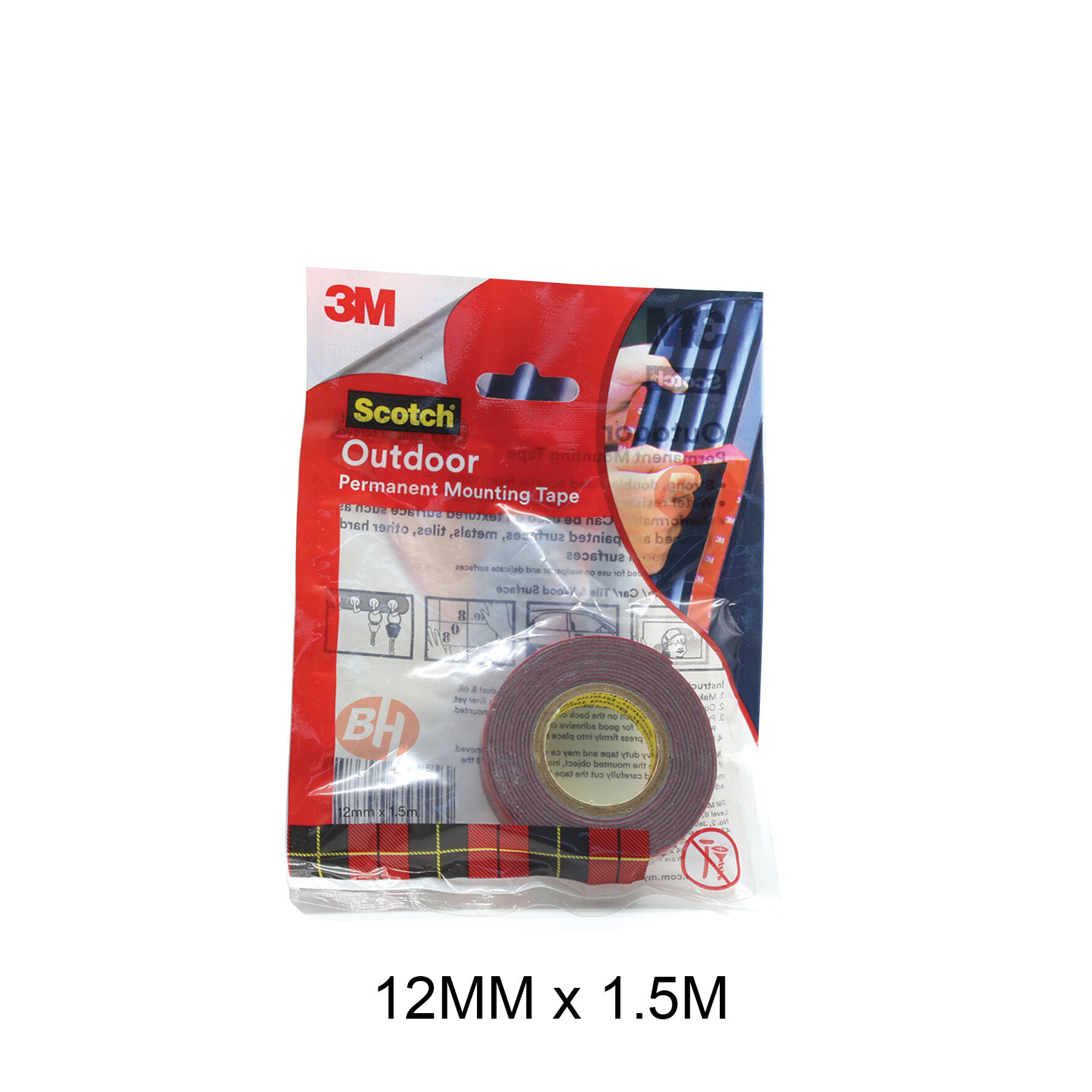 3M Tape Original Super Heavy Duty Industrial Double sided Tape 10mm ...