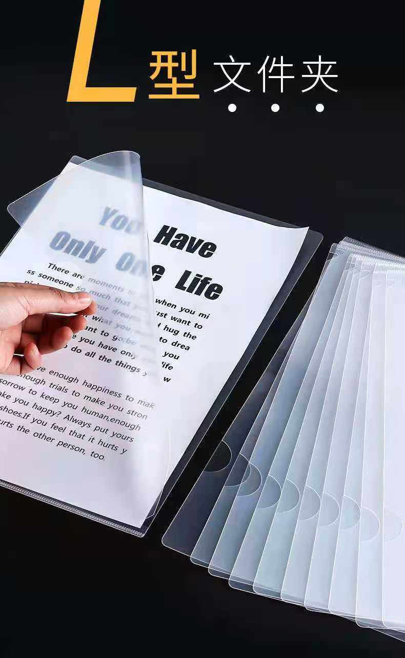 L Shape File/L Shape Clear Document Files/1PC | Lazada