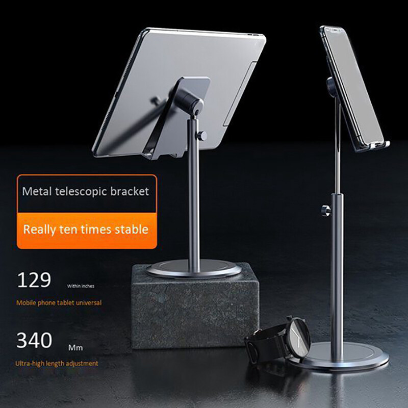 Licheers Tablet Stand Holder, Aluminum Desktop Angle Height Adjustable ...