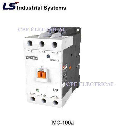 LS MC-100a AC3 100A 3 Pole Magnetic Contactor | Lazada