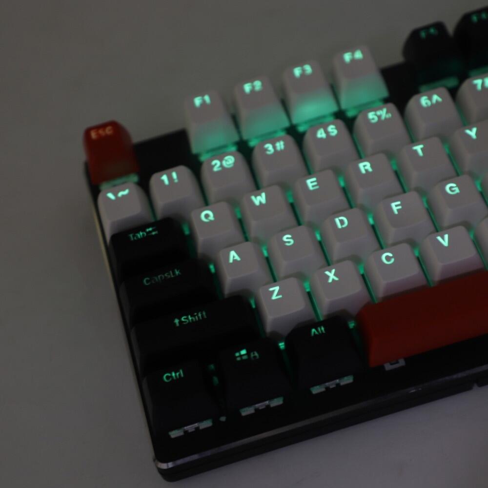 SA Profile 104 Key Double Shot Shine Through Dolch PBT Ball Shape GK61 ...