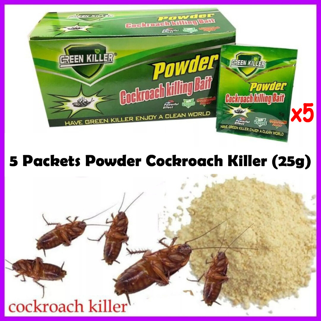 5 Packets Powder Cockroach Killer High Quality Effective Insect Killer ...