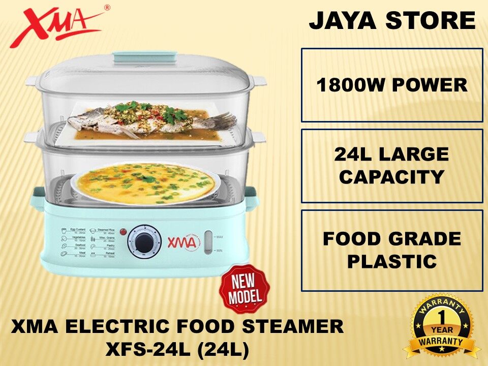 [NEW] XMA 24L Electric Food Steamer XFS-24L 1800W | Lazada