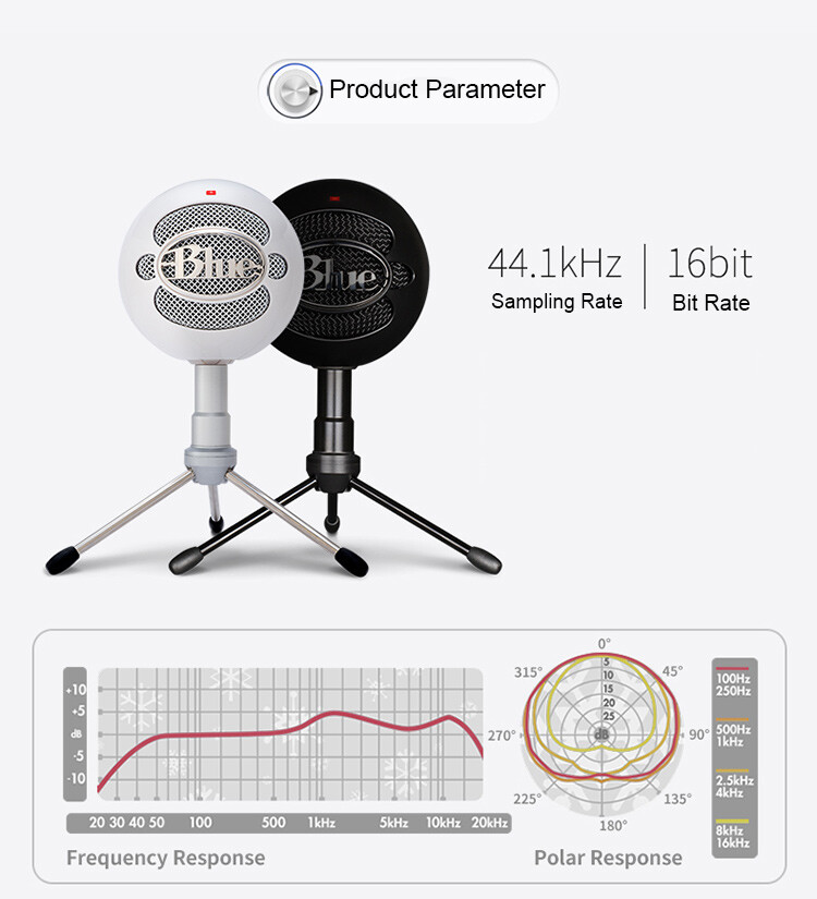[Ready to Ship] Original Blue Snowball iCE Professional USB Condenser ...