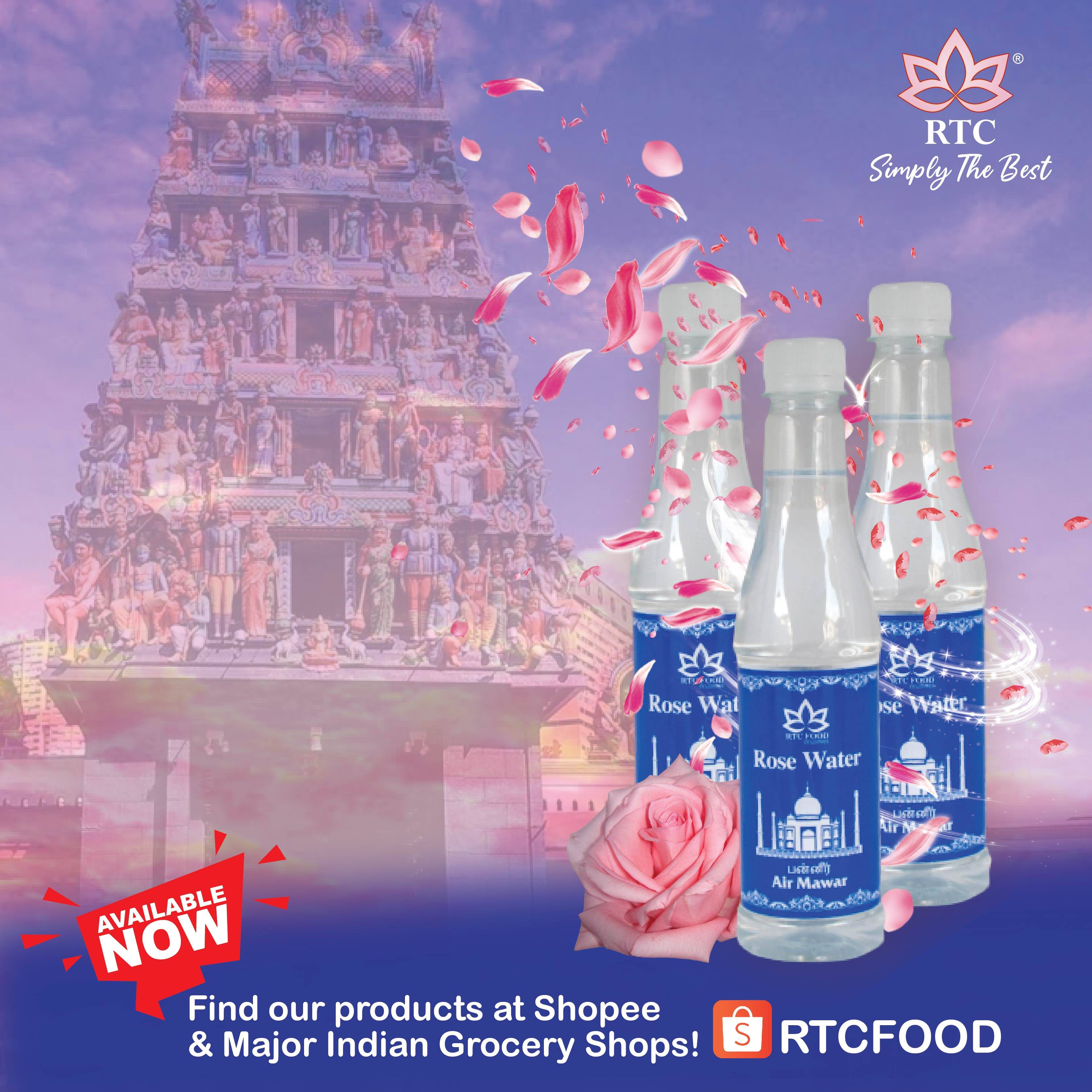 RTC ROSEWATER - AIR MAWAR RTC - ( PACKAGING 300 ML ) | Lazada