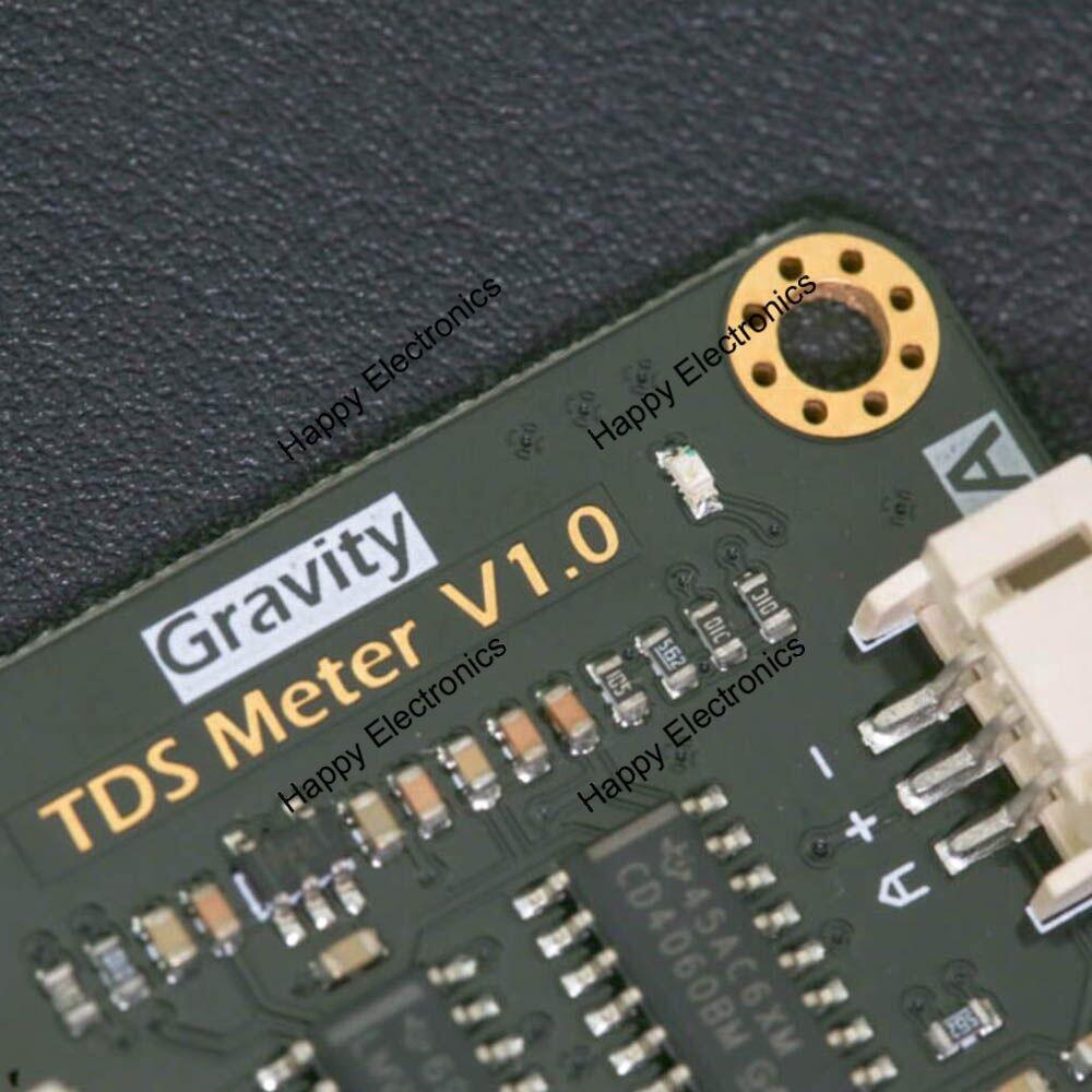 Dfrobot Gravity Analog TDS Total Dissolved Solids Sensor Meter 3.3 ~ 5.5V เข้ากันได้กับ Arduino ...