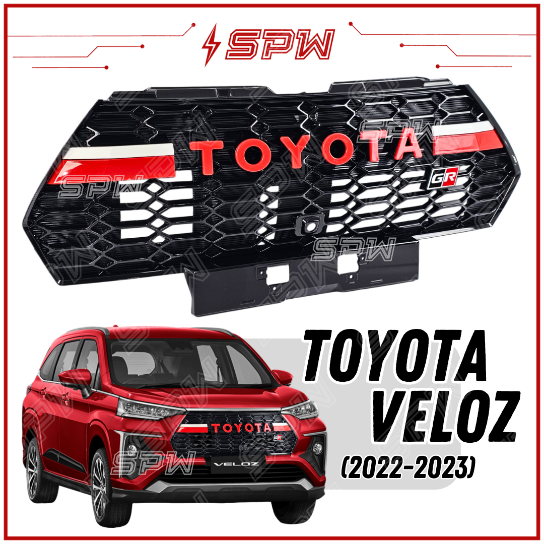 Toyota Veloz (2022-2024) GR Front Grill GR Sport Grilles Perodua Alza ...