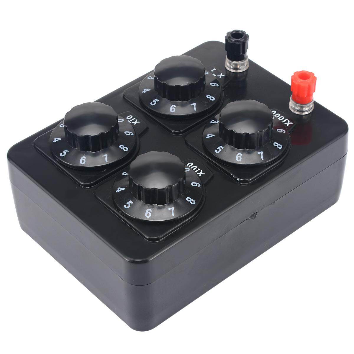 Idealhere Precision VARIABLE decade RESISTOR Resistance BOX 0-9999 OHM ...
