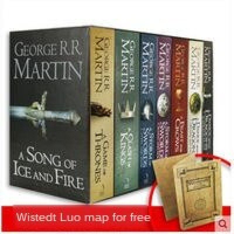 [In Stock] [7 Books/Set] [The Original English Version of the Text a Song ice and Fire [Give ...