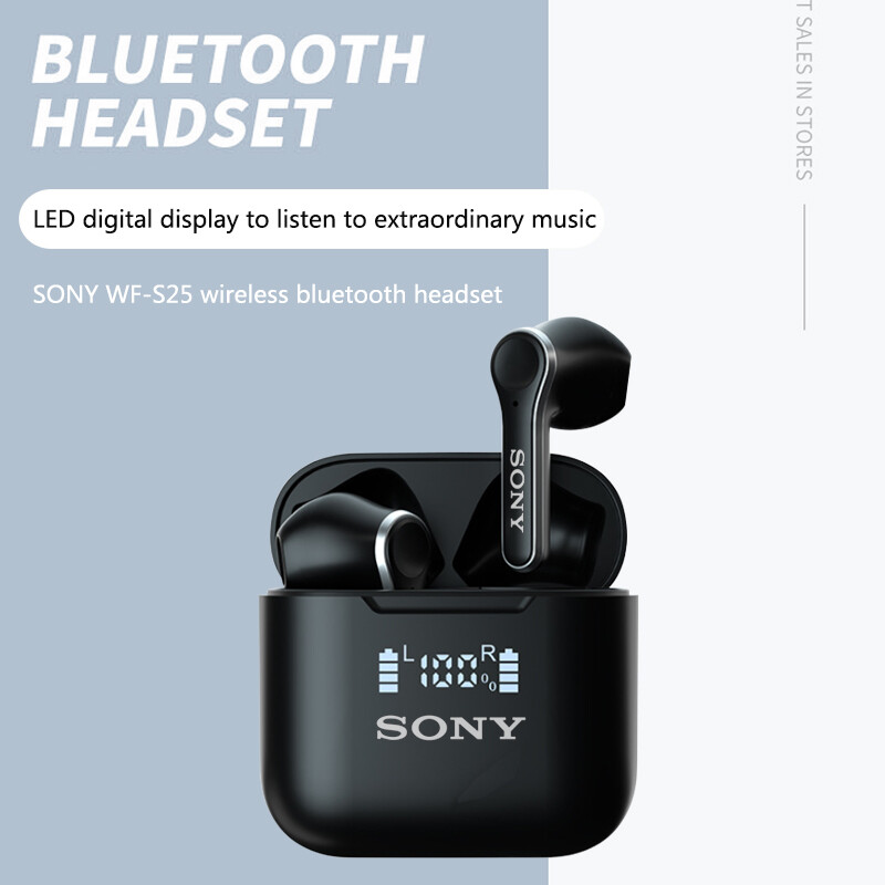 SONY WF-S25 ชุดหูฟังบลูทูธไร้สาย True Wireless ชุดหูฟังสำหรับเล่นกีฬา ...