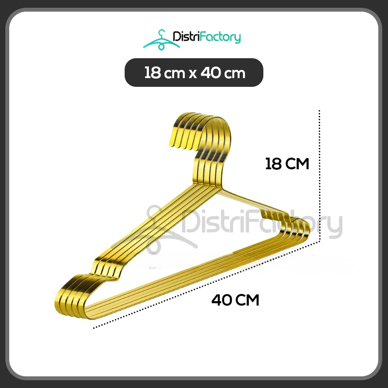 Premium Stainless Steel Shiny Gold Hanger Heavy Duty Drying Hangers ...