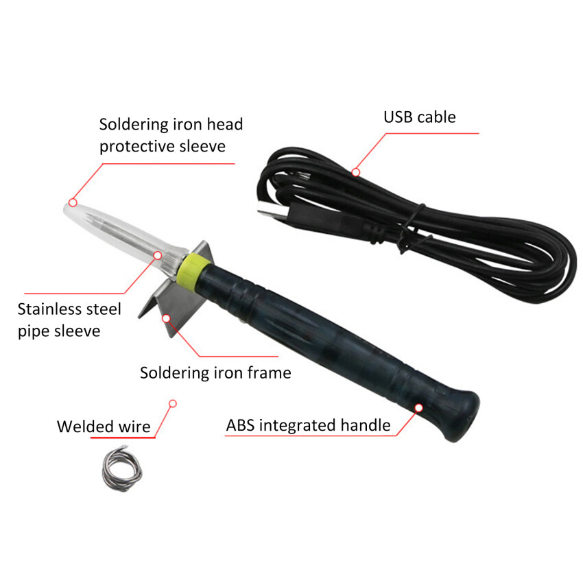 USB Soldering Iron Professional Electric Soldering Iron Quick Heating ...