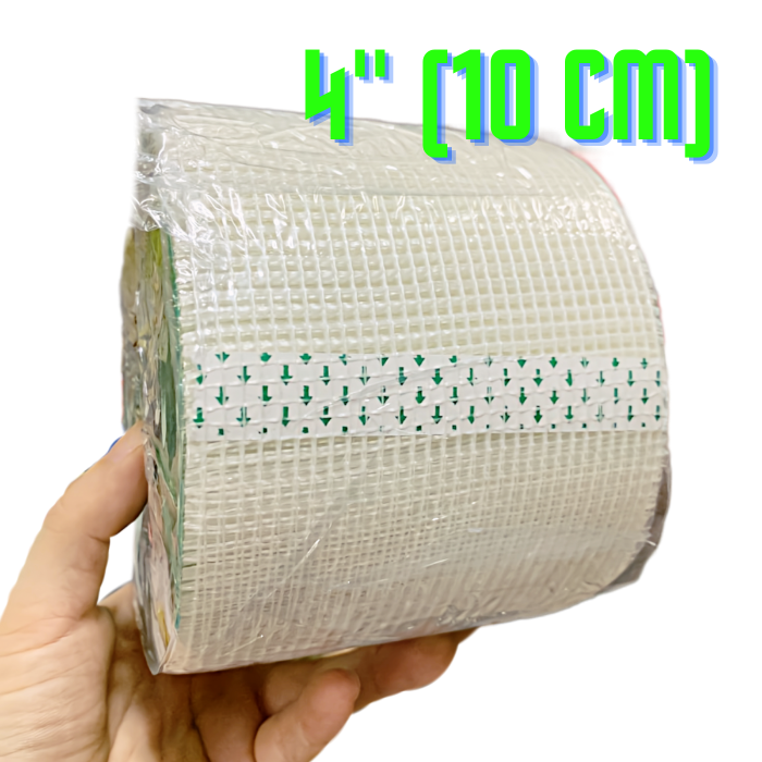 [miniHouse] MARKSMAN Self Adhesive Fiberglass Tape, 50mm/100mm, Drywall ...