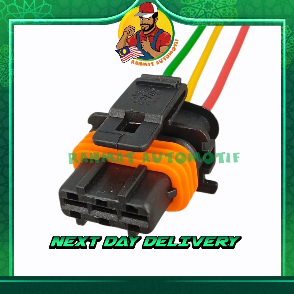 3 Pin Proton Saga BLM FL Iris Cam Sensor Socket Connector Made in ...