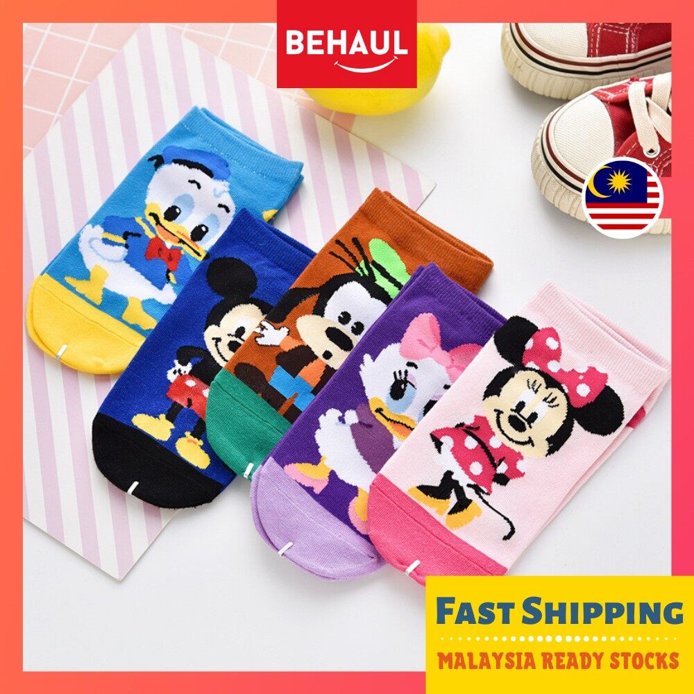 [Malaysia Ready Stock] Women Cute Socks Cotton Comel Stokin Cartoon ...