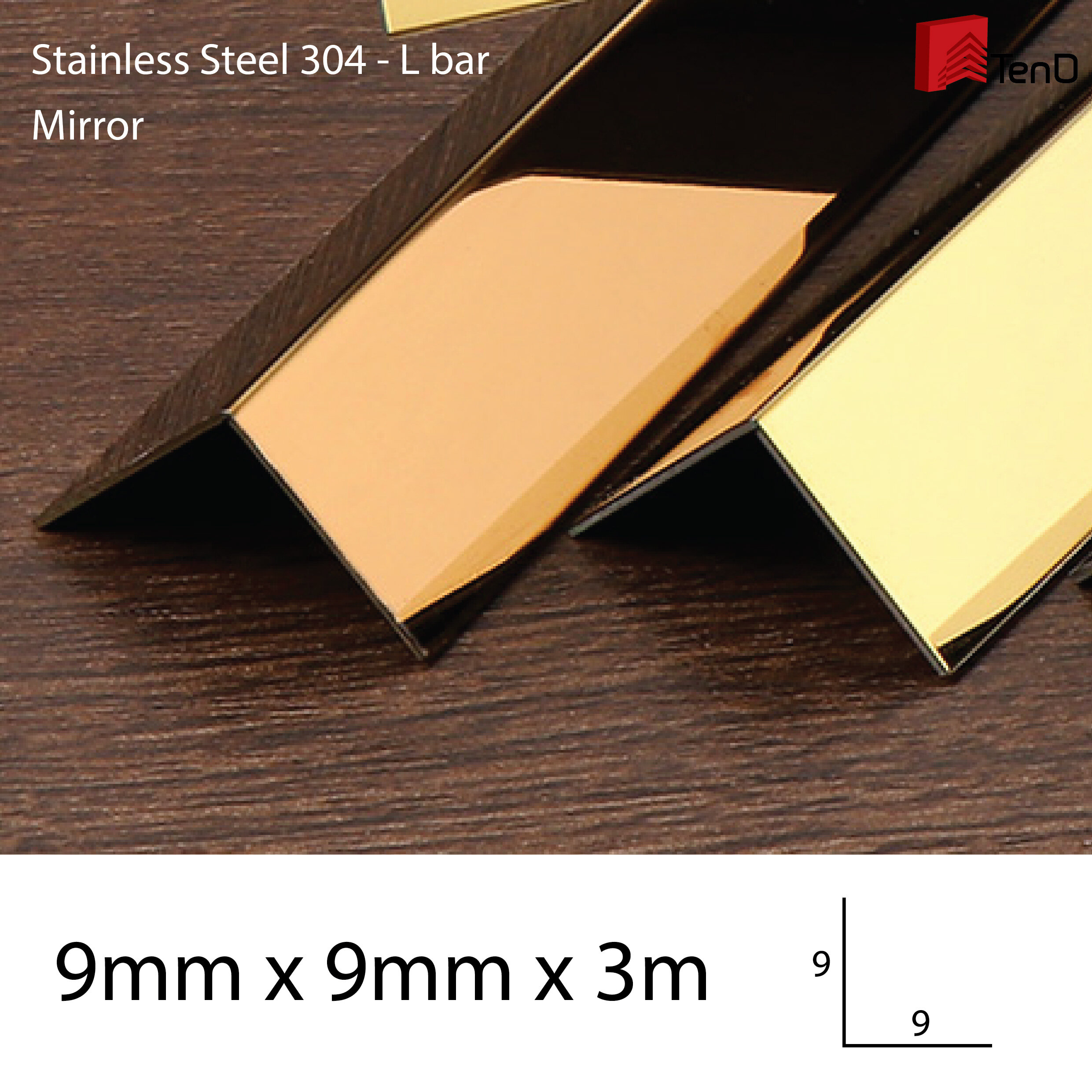 Stainless Steel 304 PVD Coating L Bar Decorative Strips , Inlays 白钢L ...