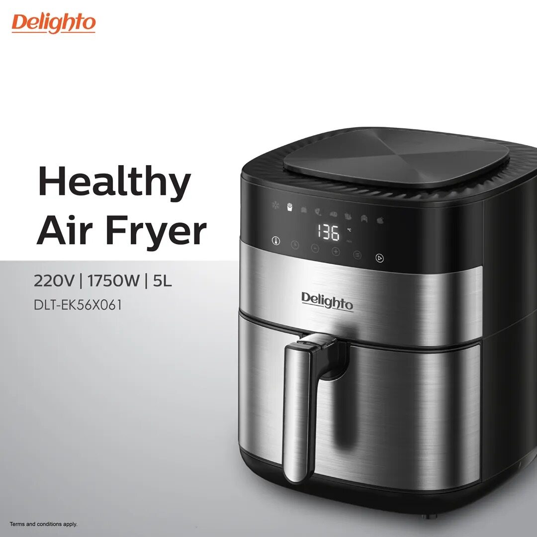 Delighto 5L Air Fryer DLT-EK56X061 | Lazada