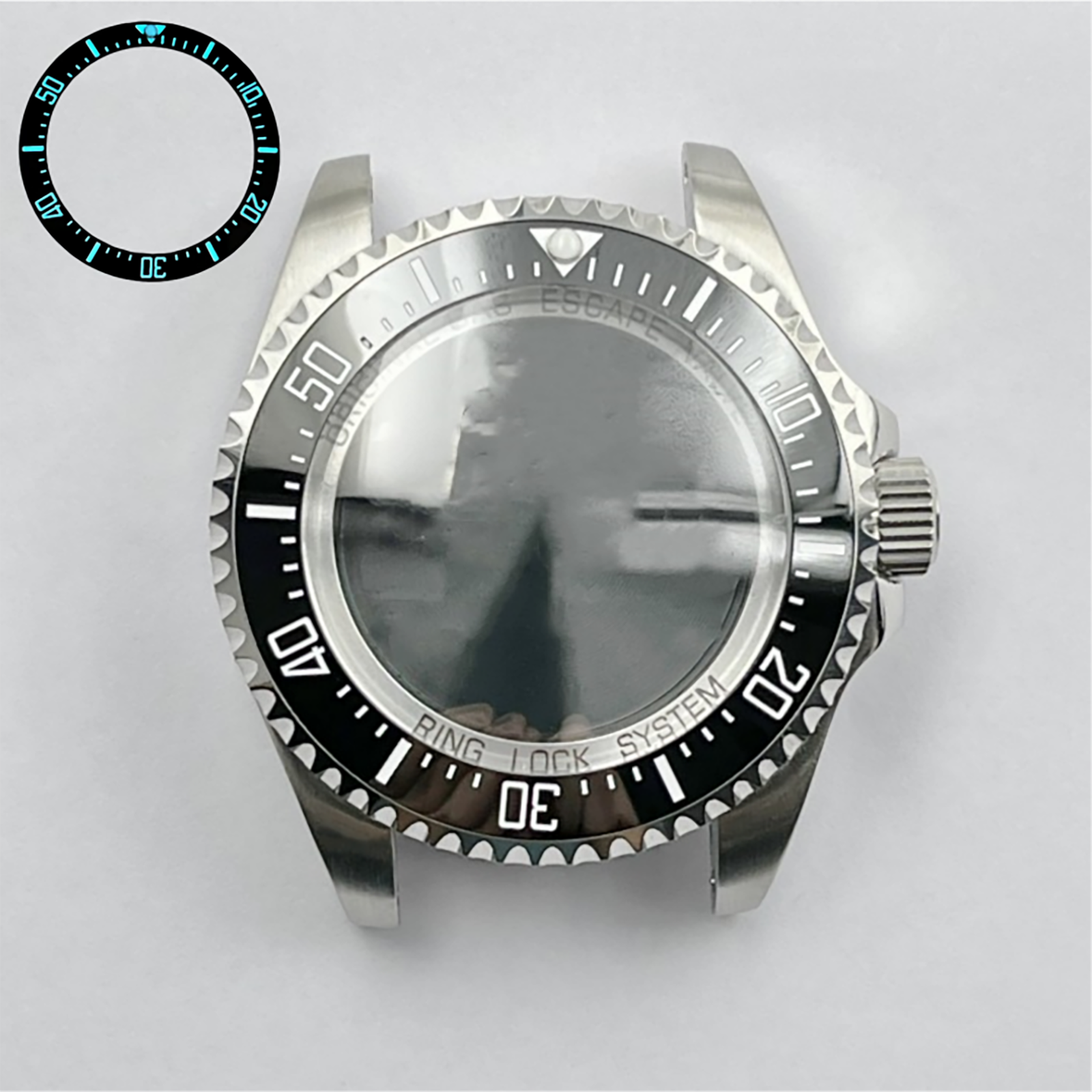 44MM Watch Case 44mm Mechanical Watch Submariner Case Watch Accessories ...