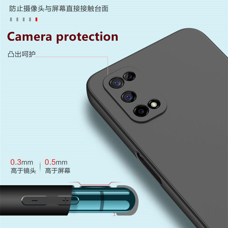 สำหรับ OPPO Reno5 Pro 5G CPH2201 PDSM00 Matte Finish ยืดหยุ่น TPU กลับ ...