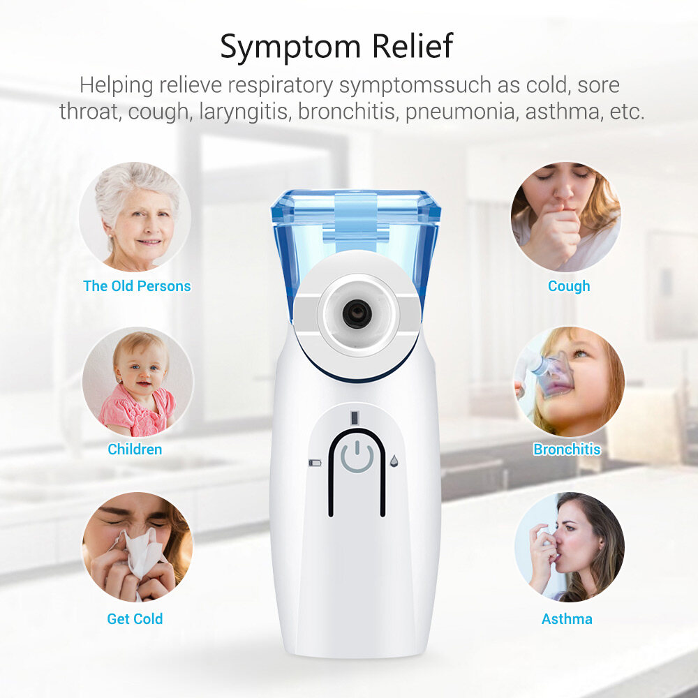 Nebulizer แบบพกพาเครือข่าย Flip-Type Inhaler กับหัวฉีดเหมาะสำหรับหืด ...