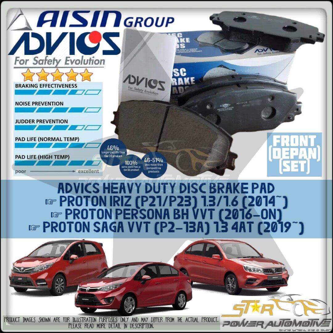 AISIN ADVICS Heavy Duty Proton Iriz / Persona BH VVT / Saga VVT 1.3 ...