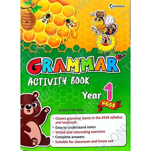 GRAMMAR ACTIVITY BOOK YEAR 1,2,3 KSSR - NUSAMAS | Lazada