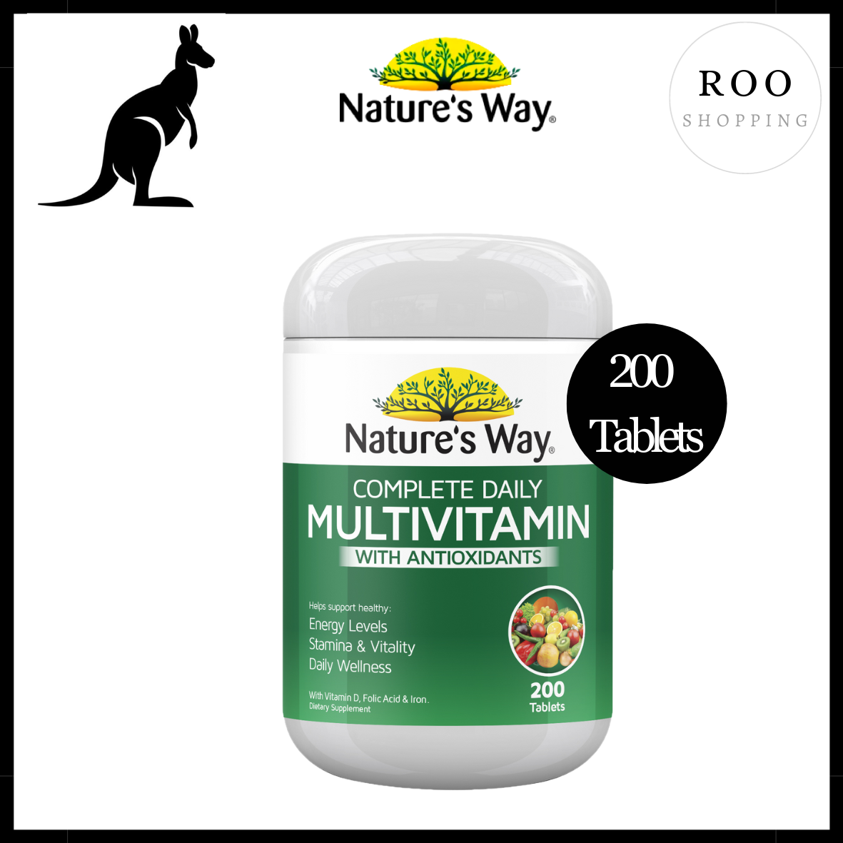 Nature's Way Complete Daily Multivitamin 200 Tablets | Lazada