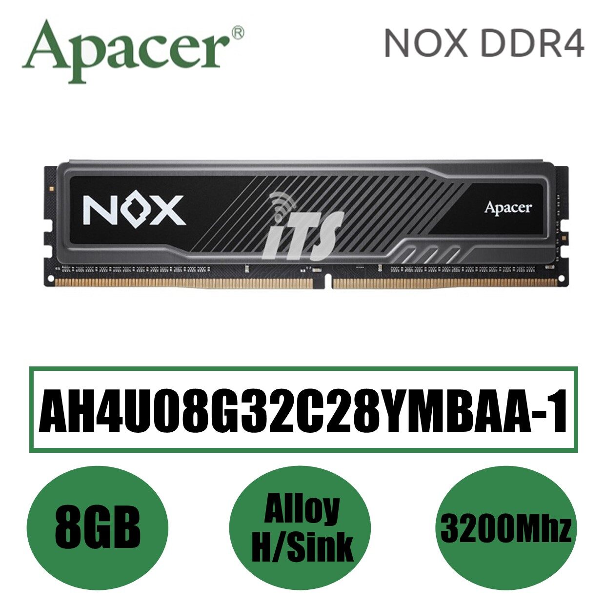 Apacer NOX DDR4 3200Mhz Gaming Ram (8GB/16GB) | Lazada