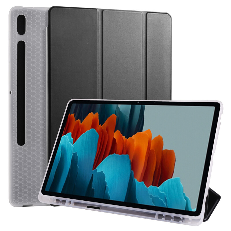 สำหรับ Samsung Galaxy Tab S7 Plus 12.4 ซิลิโคนน้ำหนักเบากันกระแทก S7 ...